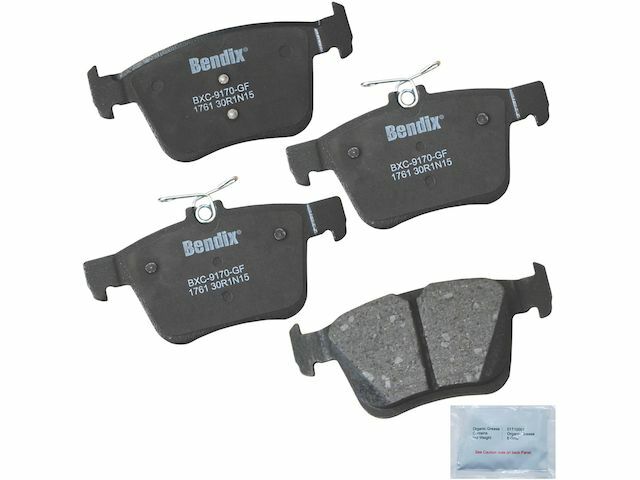 For 2015-2019 Volkswagen Golf R Brake Pad Set Rear Bendix 37856GN 2016 ...