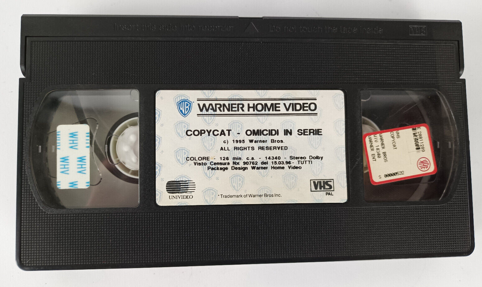 Copycat Murders IN Series 1995 VHS Italian Sigourney Weaver Holly ...