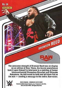 Bronson Reed 2023 Donruss Elite WWE #34 WWE | eBay