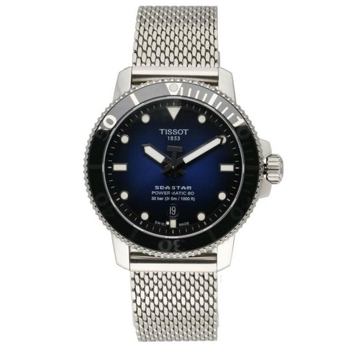TISSOT Seamaster 1000 Powermatic 80 Automatic T120407A Y17 | eBay