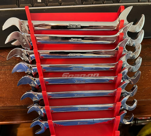 Snap-on Tools VS807 -8 Piece SAE 4 Way Angle Head Wrench Set Underline ...