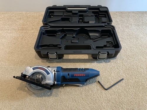 Ferrex 18v Li-ion Cordless 85mm Mini Circular Saw CSC18LW.2 Body Only ...