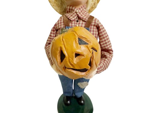 Vintage Byers Choice HALLOWEEN Kids Frog Prince Pumpkin Boy Harvest Boy ...