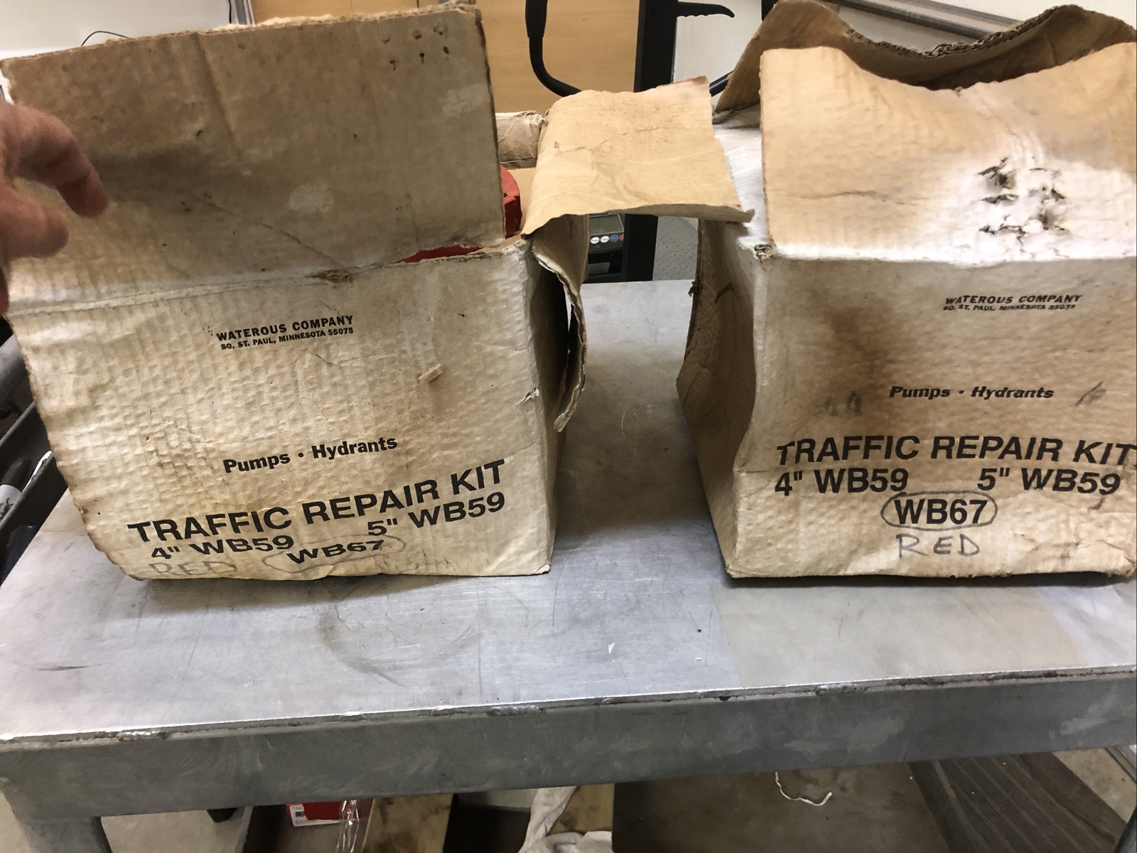 2x Waterous Breakoff Kit K-525 Traffic Repair Kit Red WB67 Read ...