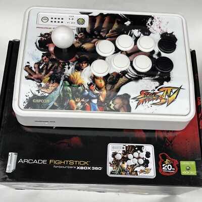 STREET FIGHTER IV Collectors Edition Arcade Fightstick For Xbox 360 w ...