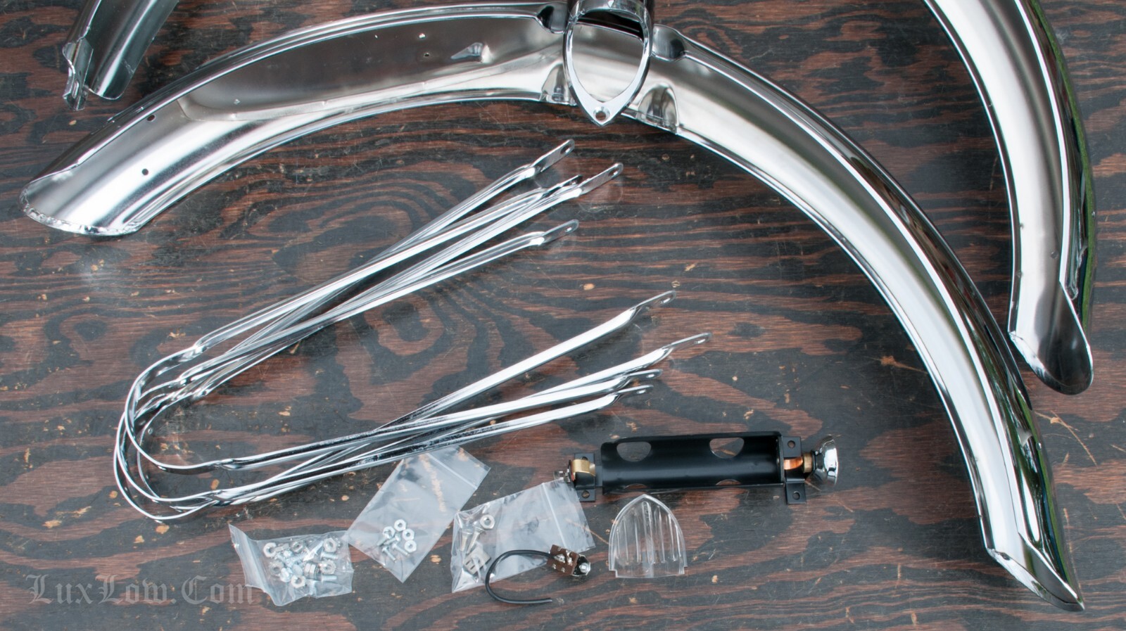 NOS Vintage Schwinn Black Phantom Bike FENDERS BRACES LIGHT 26" S2 Wheel Bicycle | eBay