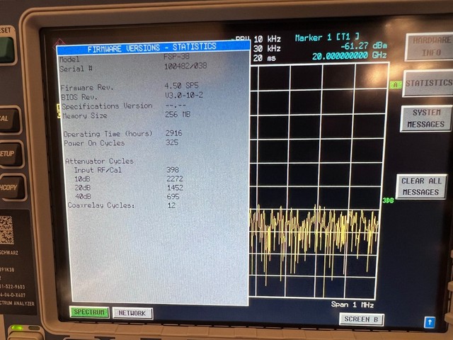 Rohde & Schwarz FSP38 9 kHz to 40 GHz Spectrum Analyzer for sale online ...