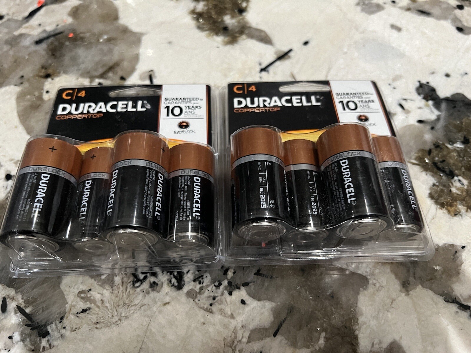 Duracell Coppertop Alkaline Batteries 1.5 Volt C4 Each (Pack of 2) | eBay