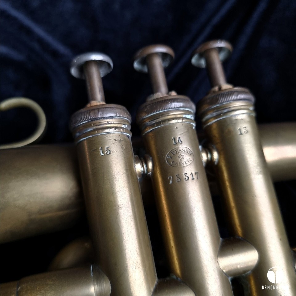 F. Besson Grand Prix pre war flugelhorn gamonbrass | eBay