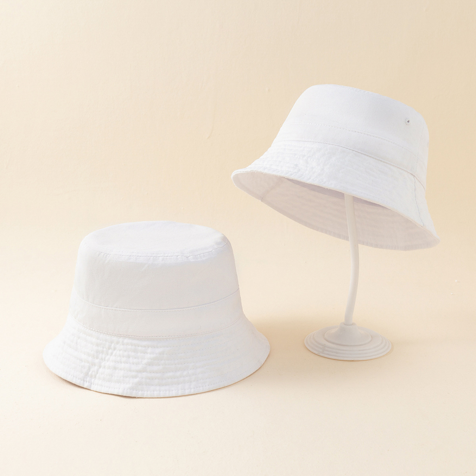 Infant Cap Lovely Windproof Distressed Washed Denim Sun Fisherman Hat ...