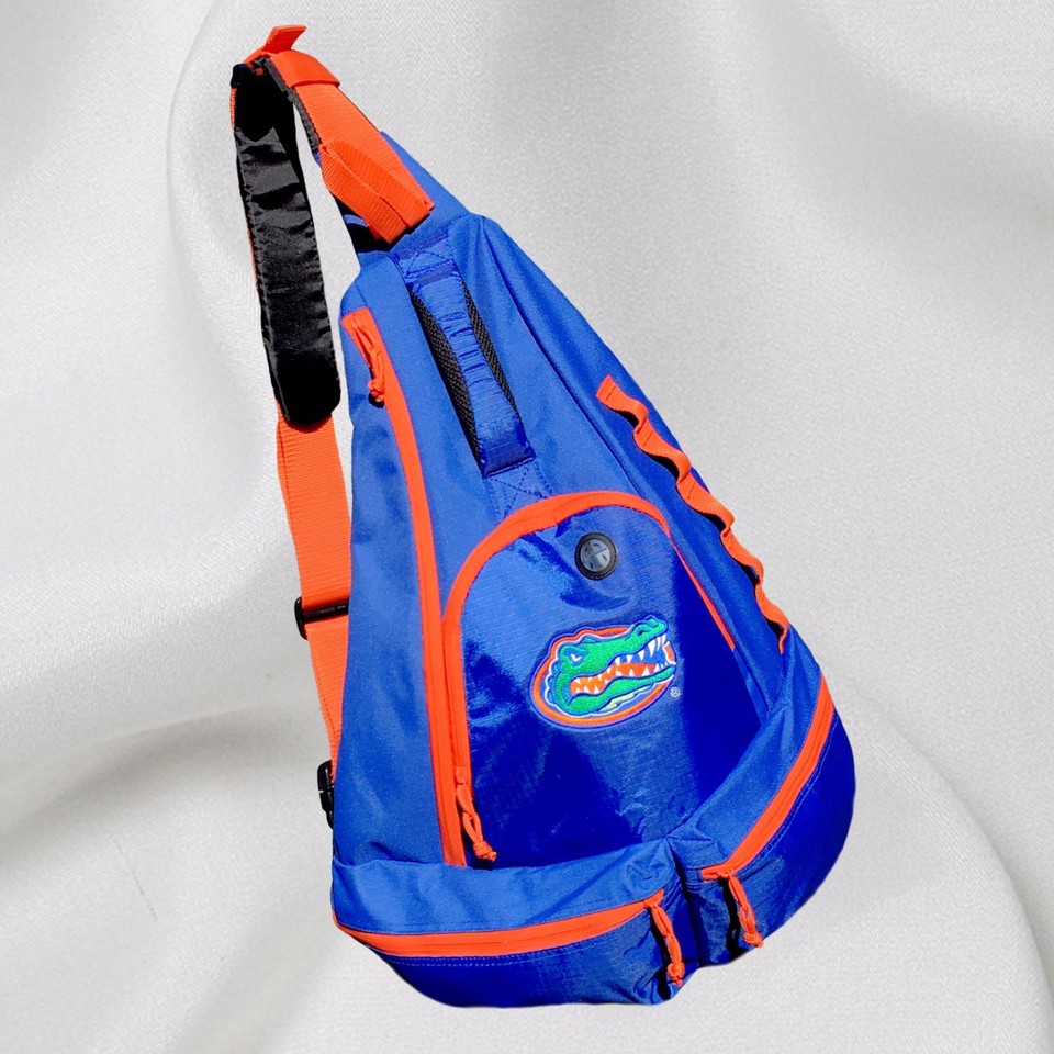 U/FL NCAA Gator Ripstop Nylon Sling Backpack Plus Free Gator Songs CD ...