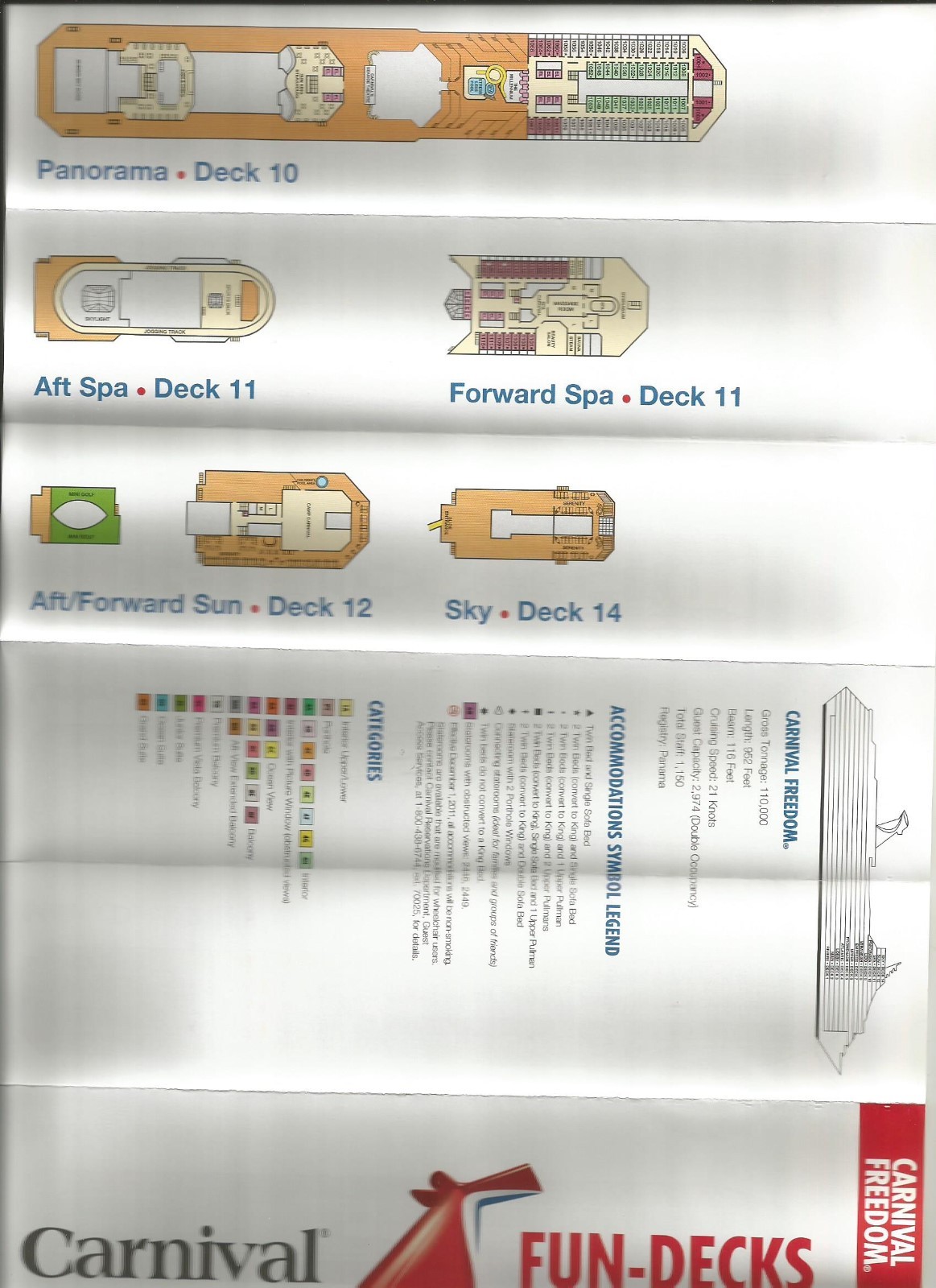 Princess Cruise Deck Plans