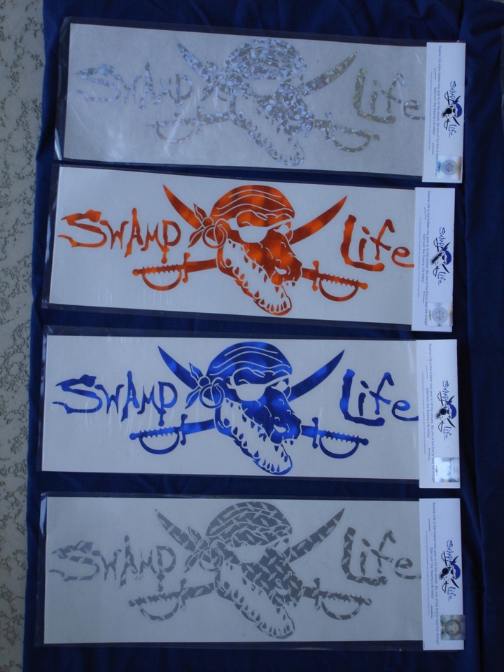 Swamp Life Gators UF University of Florida Gator Skull car window decal ...