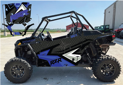 2019 - 2023 Polaris RZR XP 1000 Graphics Kit D36-3 Blue OAGFX | eBay
