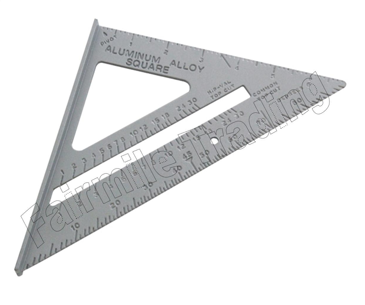 6" Aluminium Alloy Roofing Rafter Speed Square Triangle Angle Guide ...