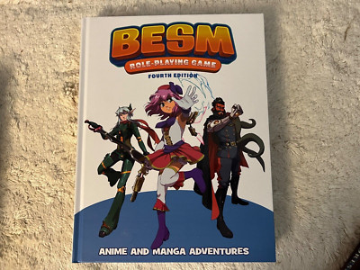BESM ROLE PLAYING GAME FOURTH EDITION HARDCOVER BOOK ANIME AND MANGA ...