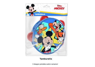 x Disney Mickey Mouse Topolino Tamburello Gioco Giocattolo Bambini sar ...