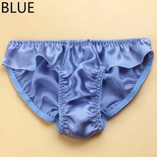 Lady Natural Silk Knickers Briefs Panties Flouncing Ruffle Underwears ...