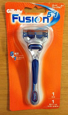 1x Gillette FUSION Shaving Razor Trimmer 5 1 Bladesyst Made Korea FastP ...