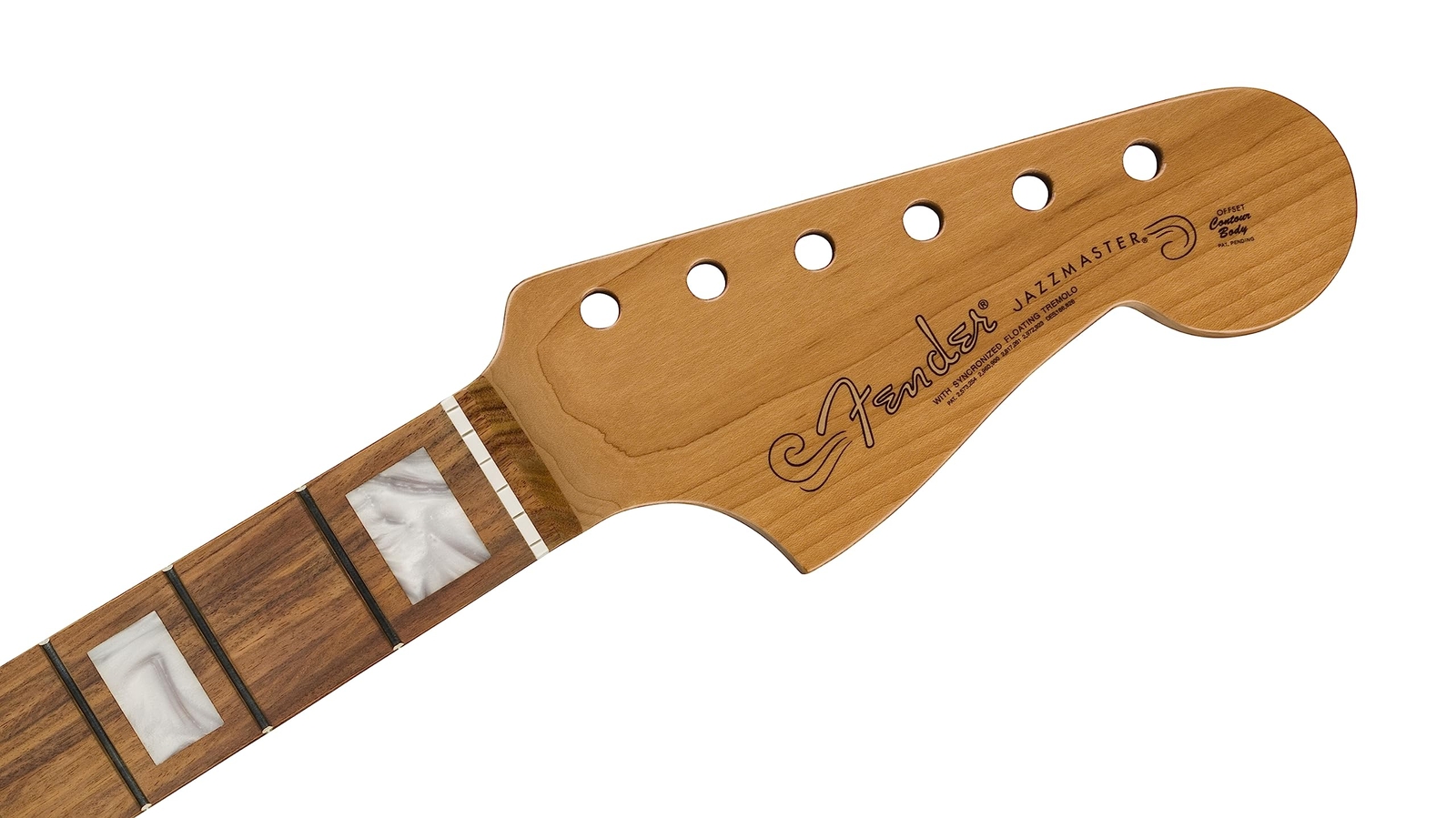 Fender Roasted Jazzmaster Neck Block Inlays 22 Medium Jumbo Made in ...