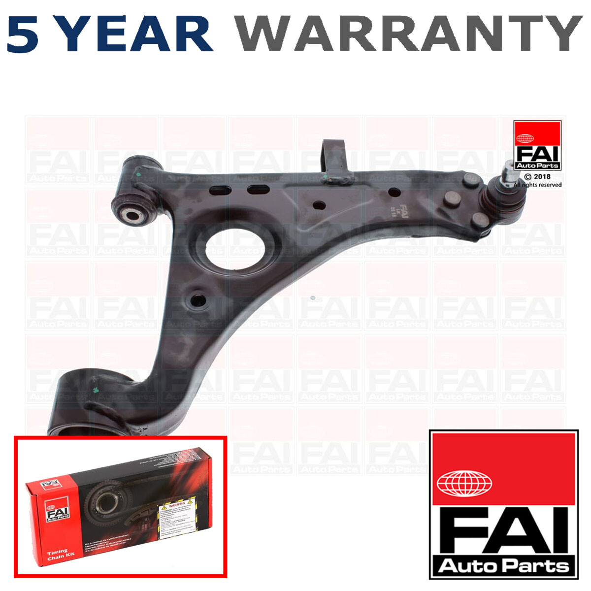 FAI Front Right Lower Track Control Arm Fits Mokka 1.4 1.6 CDTi 1.7 1.8 ...