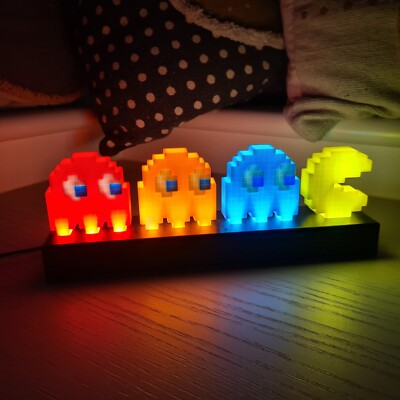 Official Pacman Light Up Sign from Paladone with Cable - 3 Modes - VGC ...