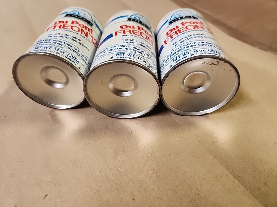 R12 Refrigerant Freon Vintage Dupont NOS cans 14 oz BIG CANS CLEAN | eBay