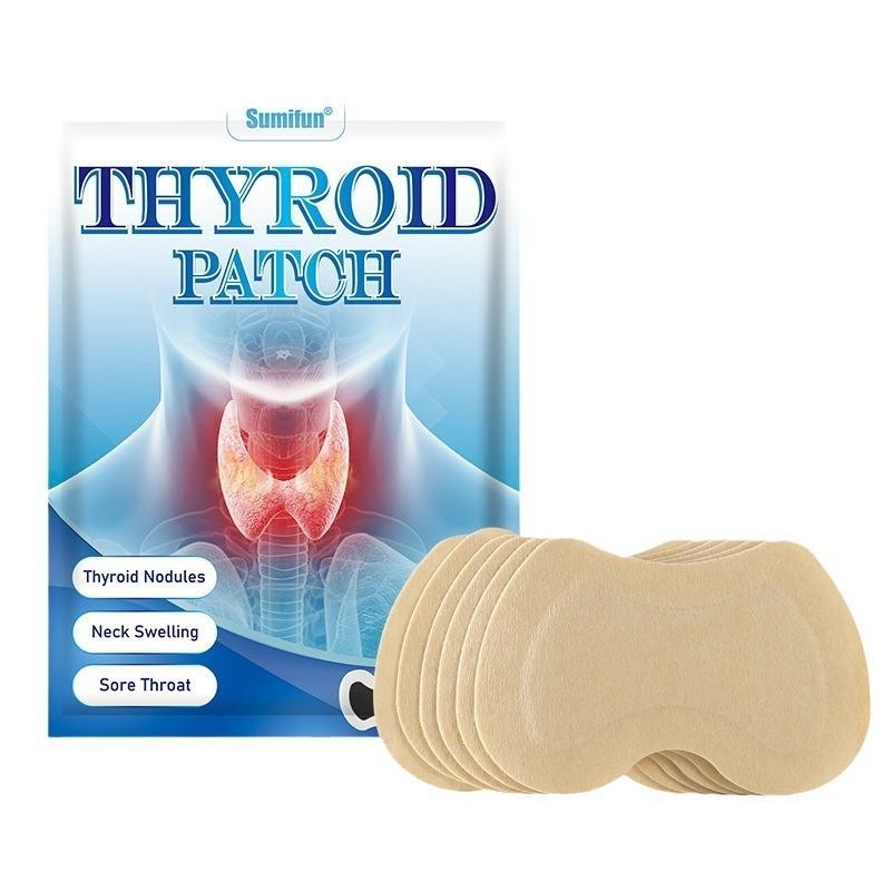 6 Patches Sumifun Thyroid Patch Acupoint Care Patch Sore Throat ...