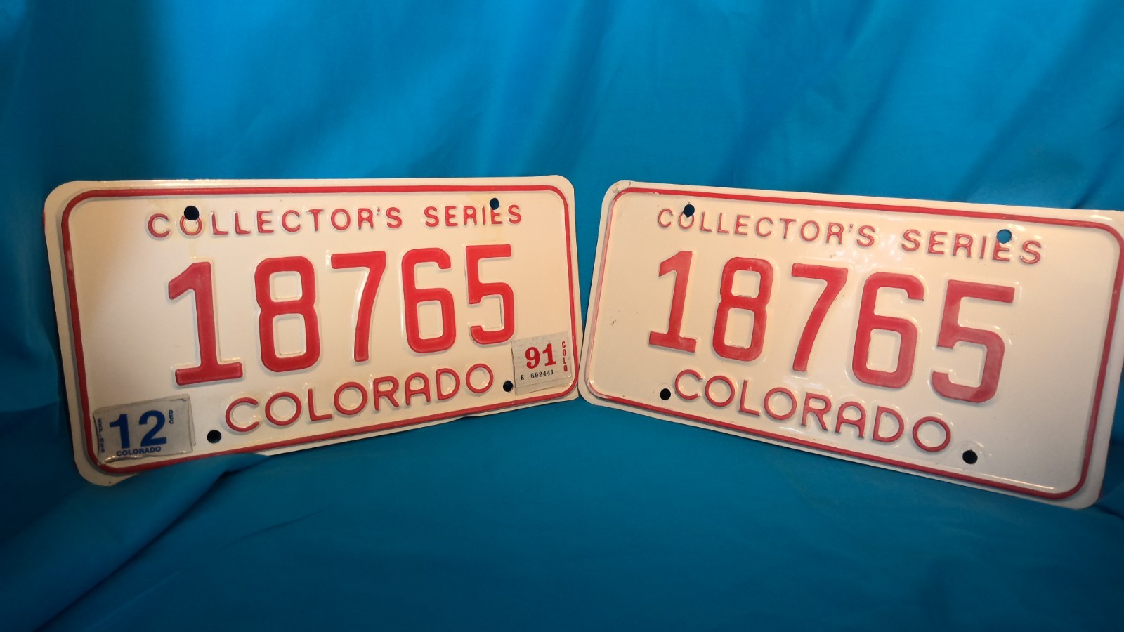 SET OF VINTAGE 1990s Collector's series license plates - 18765 | eBay