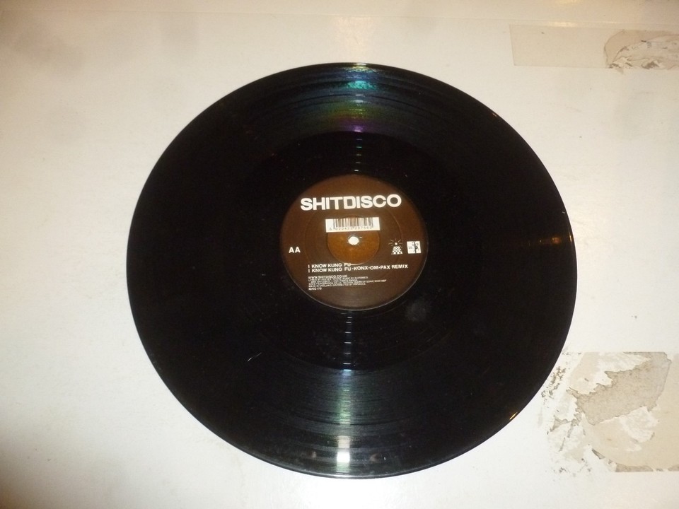 SHITDISCO - Disco Blood / I Know Kung Fu - 2005 UK limited edition 4-track 12" | eBay