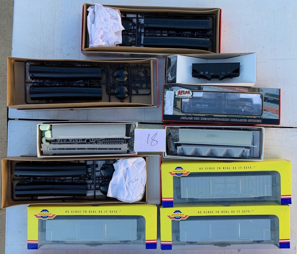 HO 25 Pc Lot # 18-Genesis,Walthers,Atlas,Intermountain,MDC Freight Cars ...