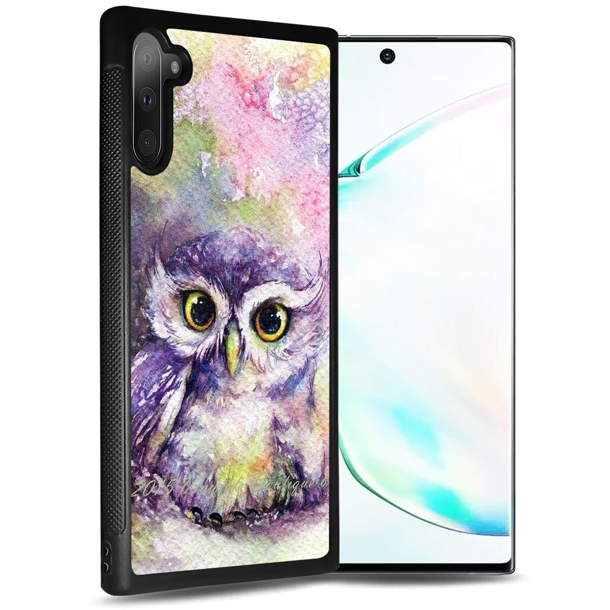 ( For Samsung Note 10 ) Back Case Cover AJ12318 Owl Paint | eBay