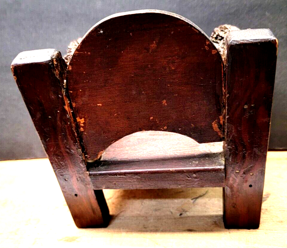 ANTIQUE TRAMP ART FINE SMALL 6 X8 INCH CHAIR-UNIQUE | eBay