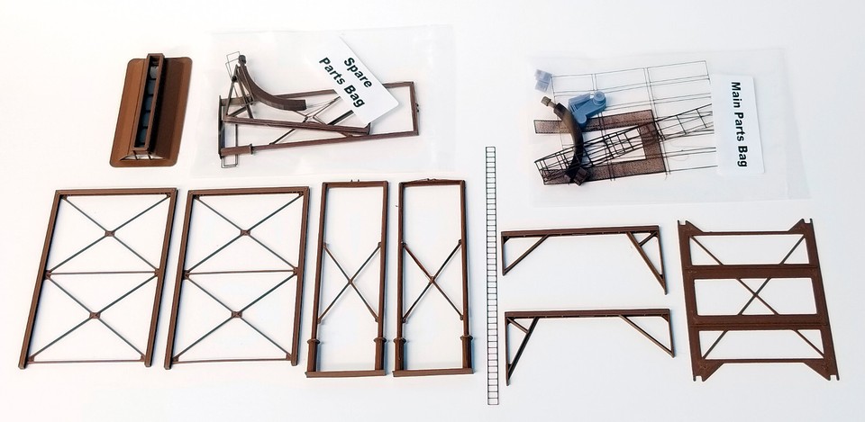 WOOD CHIP LOADER, HO-SCALE, KIT, Highly Detailed, Mill/Lumber Scene ...