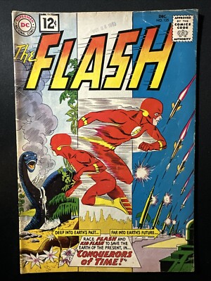 The Flash #125 1961 1st Cosmic Treadmill DC Comics 1961 1st Print Good ...