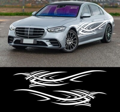 Car Decal; Racing Inspired Car Decal Universal Fit Both Sides; Big Car ...