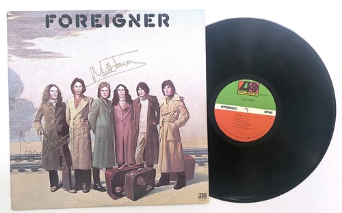 Foreigner: Mick Jones & Lou Gramm Autographed Self-Titled Vintage ...