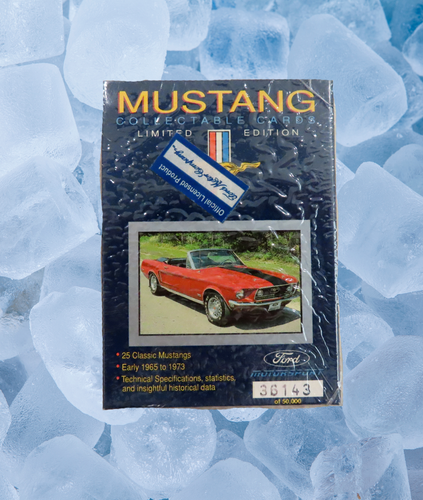 Sealed Ford Mustang Collectible Cards Limited Edition 1965-1973 Box ...