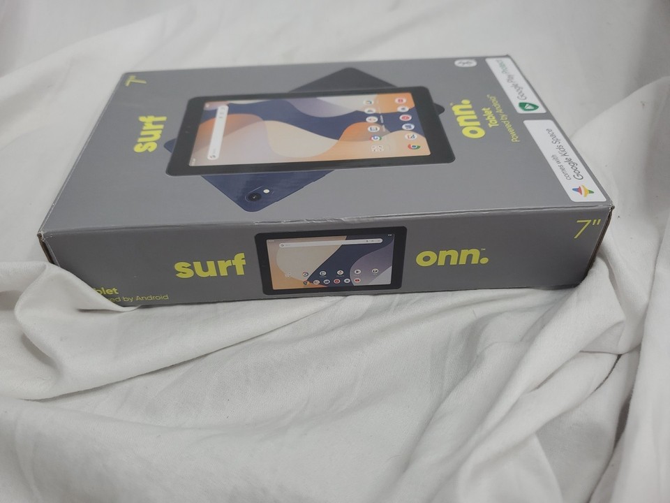 Onn Surf Tablet 7" Android Bluetooth 32GB Storage 3GB RAM (Blue) (ARY ...