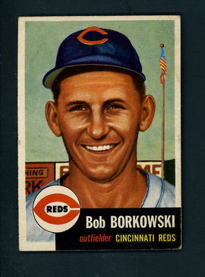 1953 Topps # 7 Bob Borkowski EX cond Cincinnati Reds | eBay
