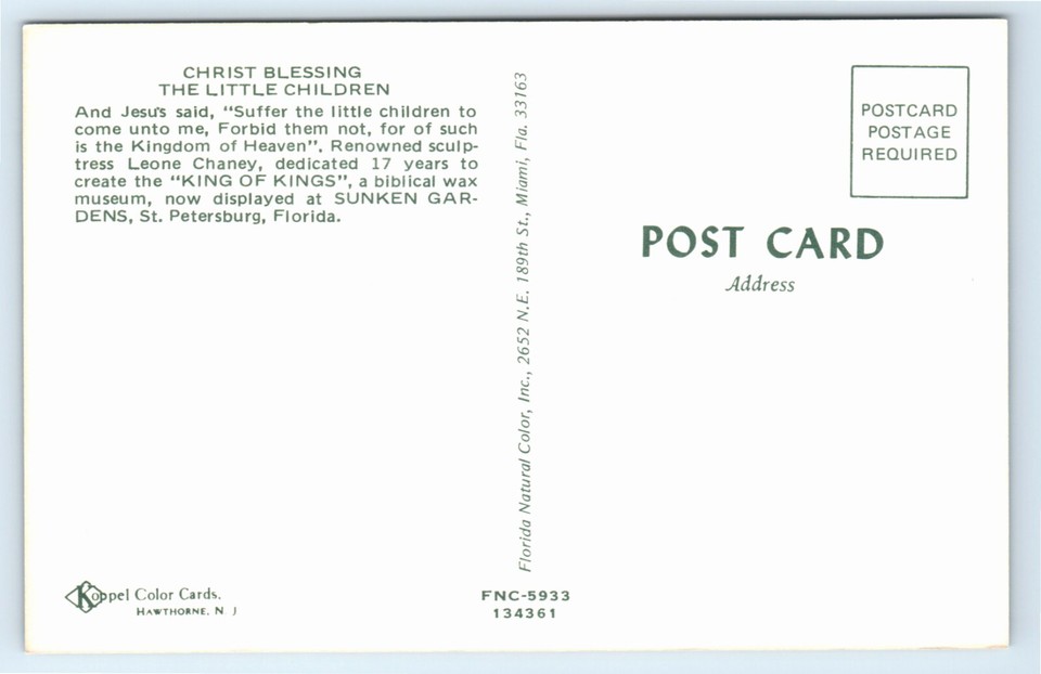 Christ Blessing Little Children Biblical Wax Museum in St Petersburg FL ...