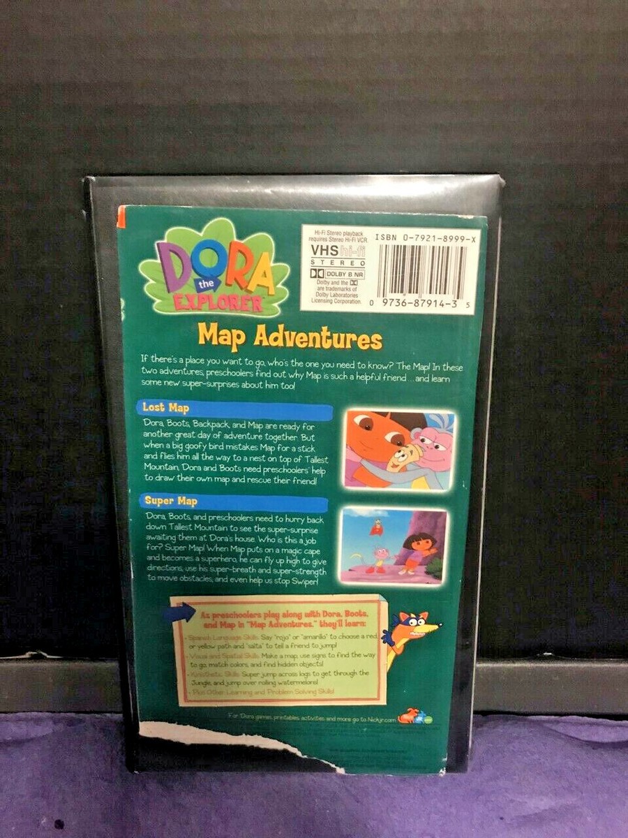 Dora The Explorer A Journey Through The Map Adventures Vhs Tapes