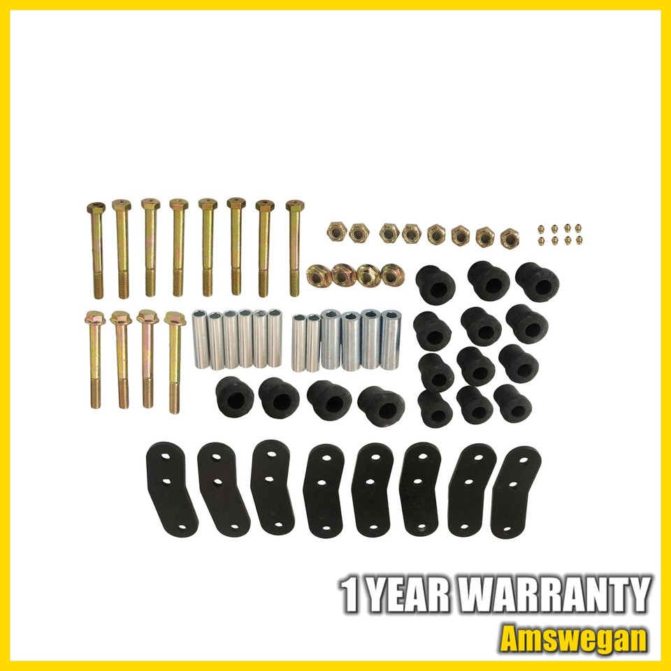 Front or Rear Leaf Spring Shackles and Hangers Fits 1987-1995 Jeep ...