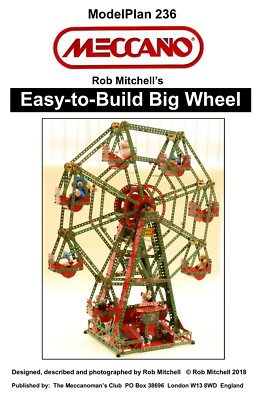 Meccano Model Plan - Easy-to-Build Big Wheel | eBay UK