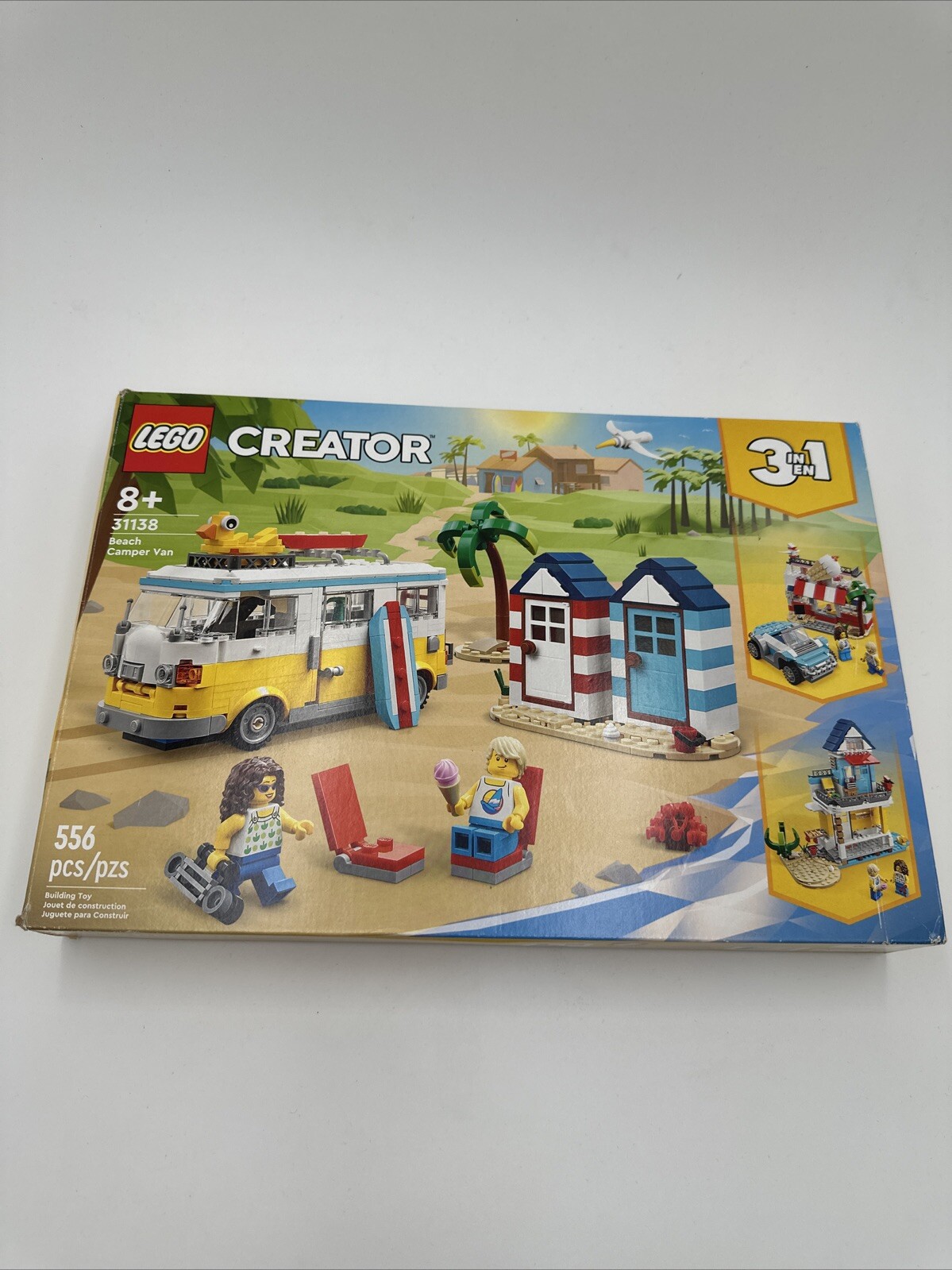 Used/Complete - LEGO Creator 3 in 1 Beach Camper Van Building Set 31138 ...