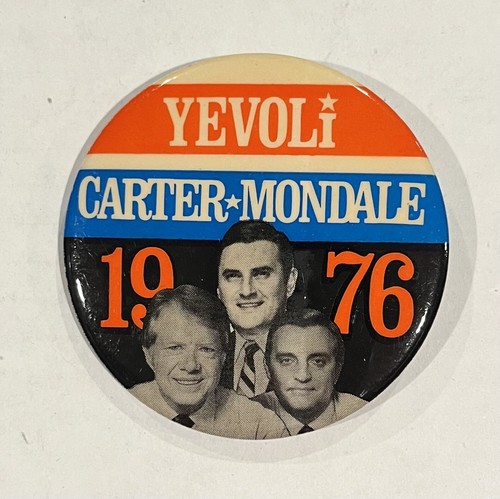 1976 Carter & Mondale President Pin Campaign Button Political Pinback ...