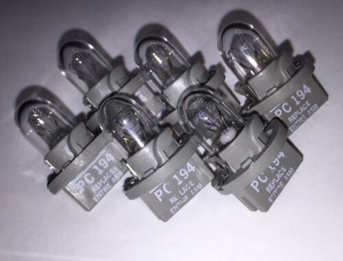 6x OEM GE PC194 PC 194 Light Bulb With Twist Lock Base Socket Clear | eBay
