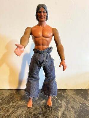 Vintage 1971 Mattel Big Jim Native American Indian Chief Tankua Action ...