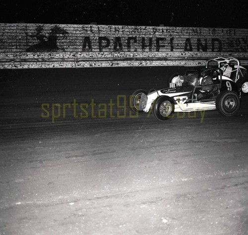 1960s Manzanita Speedway CRA - Sprint Car #9 - Vintage Race Negative | eBay