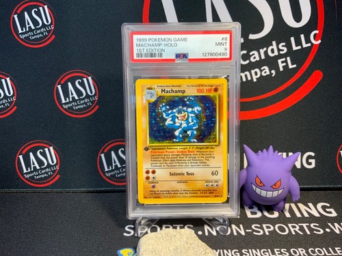 1999 POKEMON BASE SET 1ST EDITION #8 MACHAMP-HOLO PSA 9 | eBay
